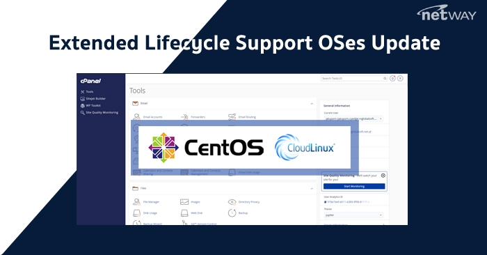 cPanel Update Extended Lifecycle Support OSes